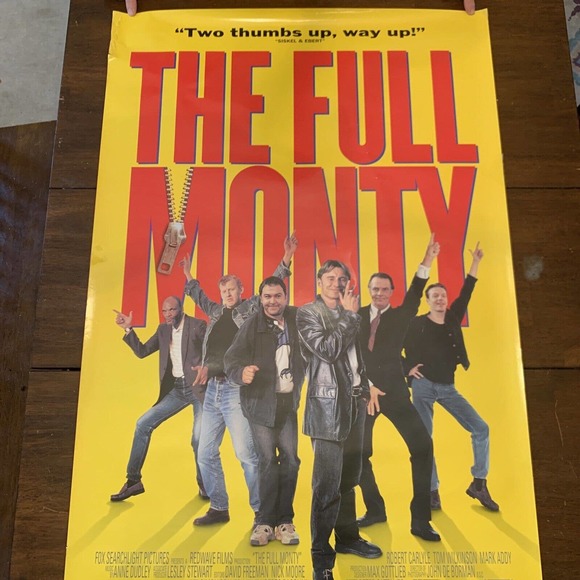 Art | The Full Monty Us One Sheet Rolled Movie Poster | Poshmark